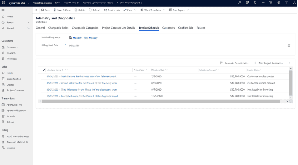 Microsoft Dynamics 365 Project Operations - Purely CRM